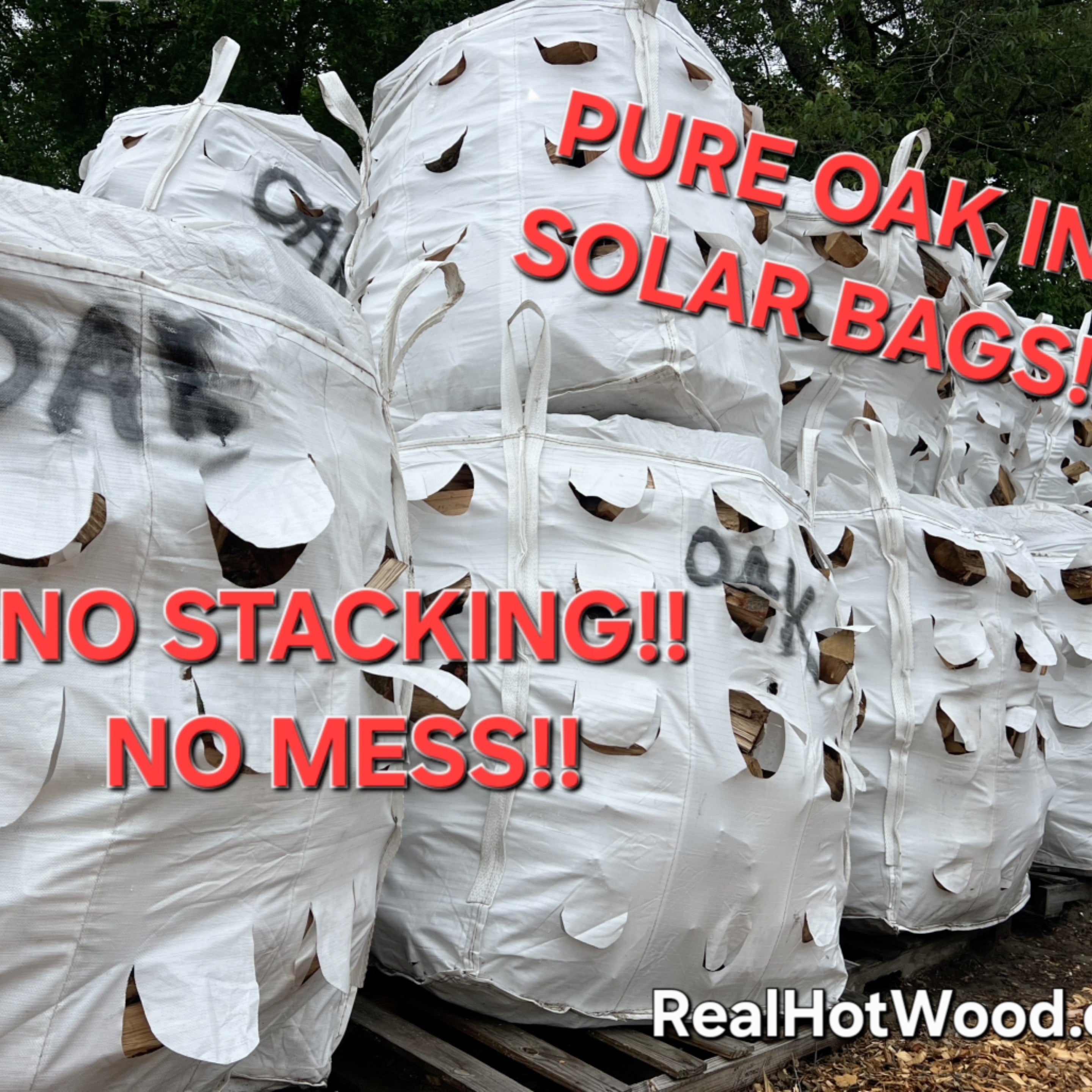 1/2 Cord Solar Bags Of OAK | SOUTH JERSEYS FIREWOOD & GARDEN SUPPLY LLC ...